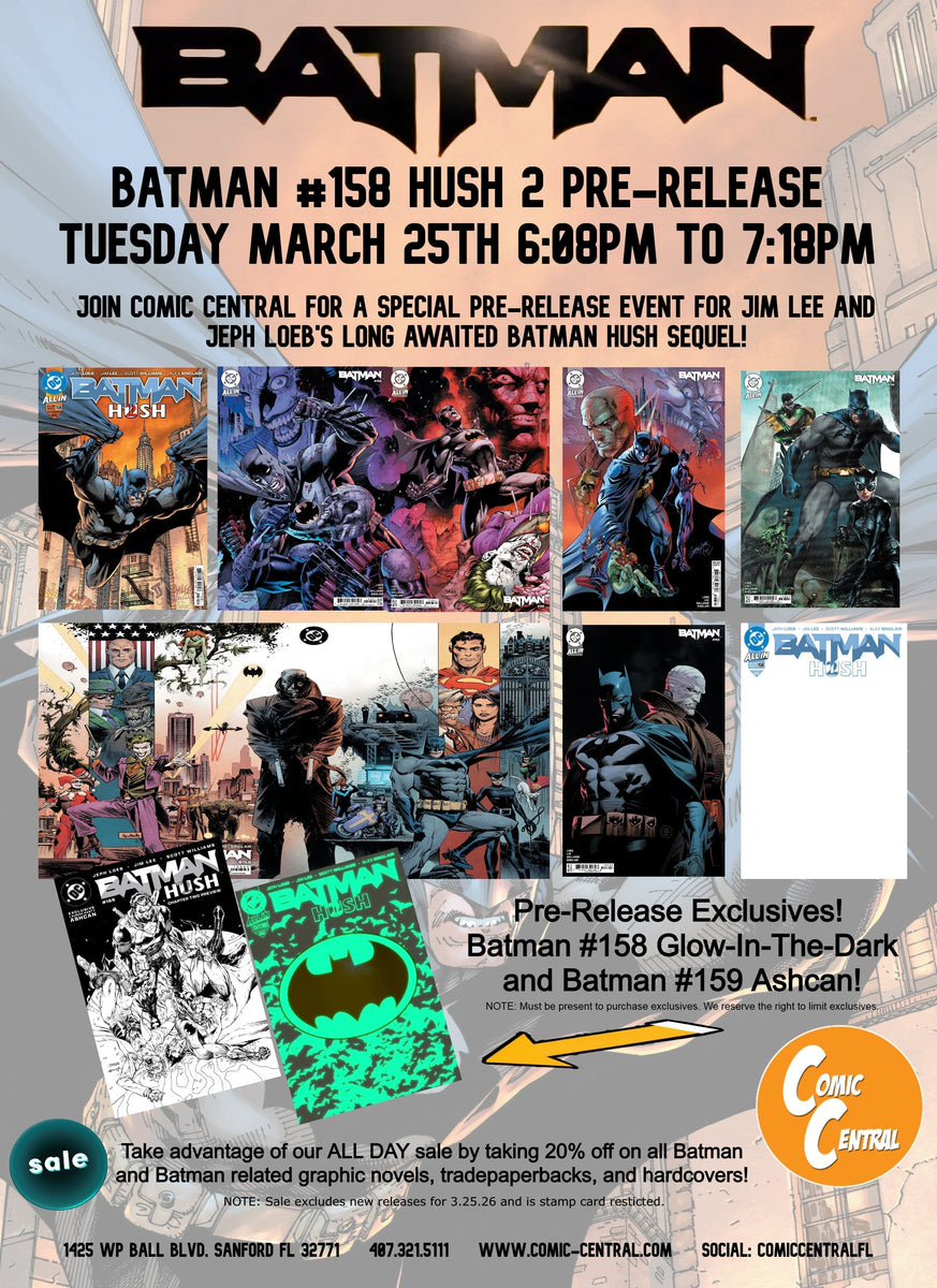 Batman #158 Pre-Release Event is Tuesday March 25th, 2025 from 6:08pm ...