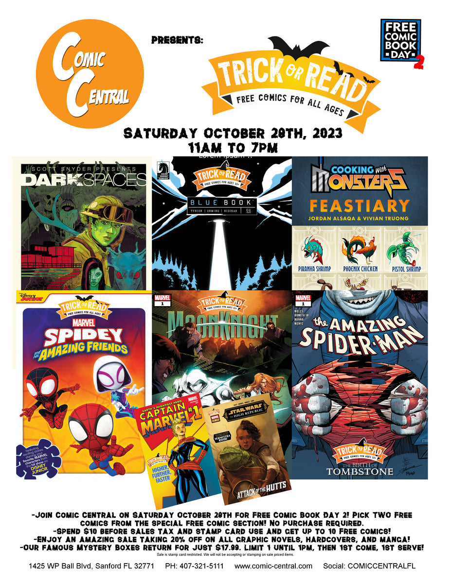Trick or Read aka Free Comic Book Day 2 is Saturday October 28th, 2023 ...
